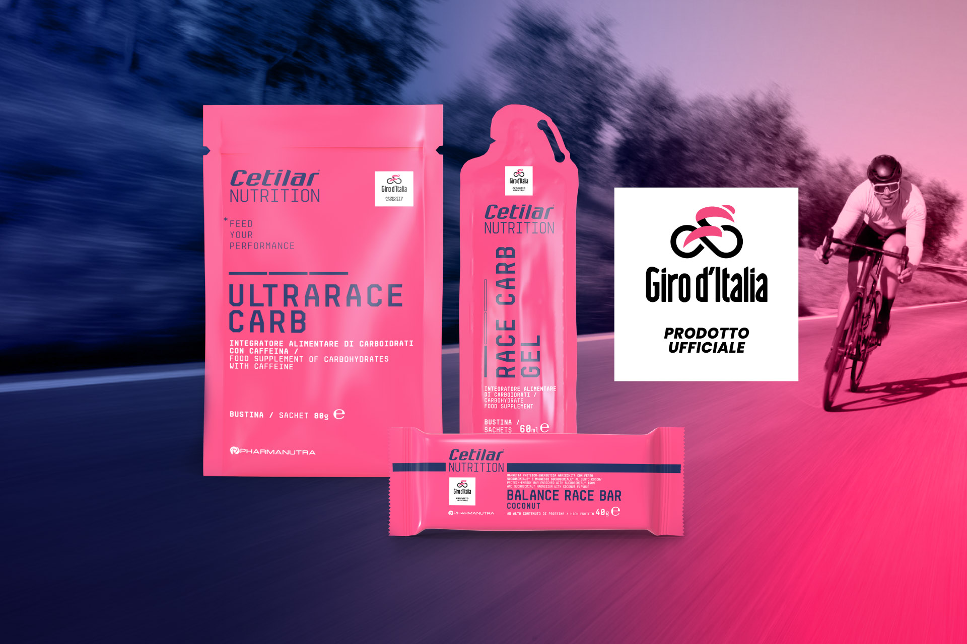 Prodotti ufficiali Giro d'Italia 2026 - Cetilar®